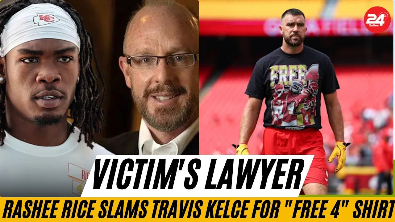 Rashee Rice Victim's Lawyer Slams Travis Kelce for "Free 4" Shirt - YouTube