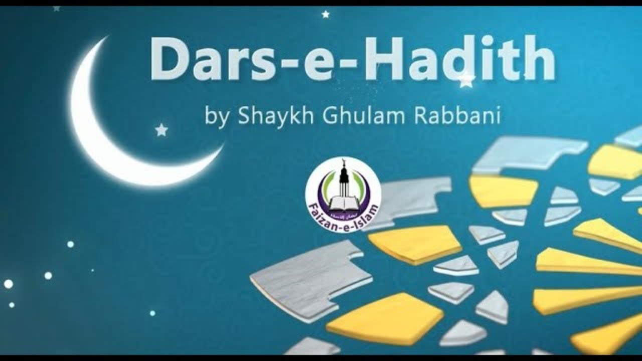 Dars e Hadith - YouTube