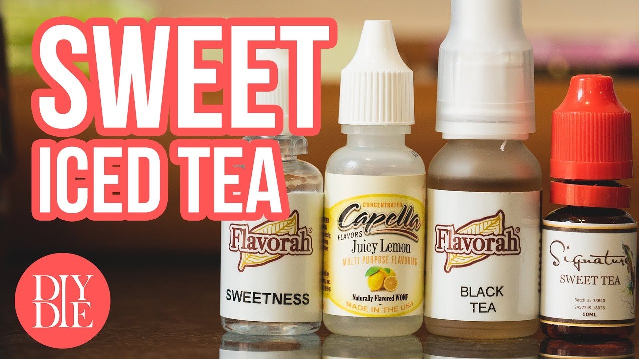 Easy Sweet Iced Tea Base - DIY OR DIE Vaping