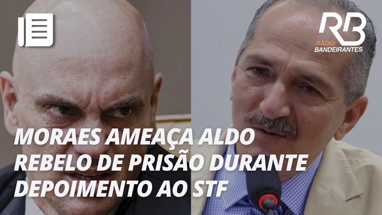 Aldo Rebelo comenta falas de Alexandre de Moraes | Jornal Gente - YouTube