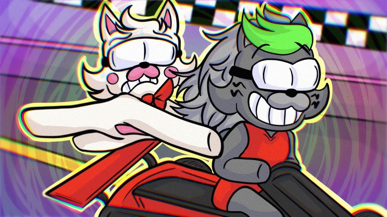 Roxanne Wolf discovers Roxy's Raceway In VRchat - YouTube