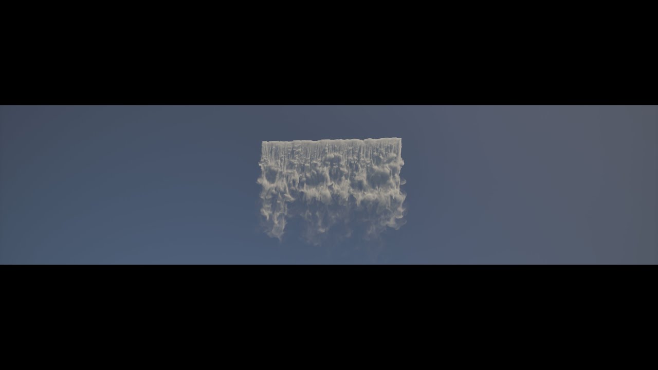 Waterfall Cloud Figure VDB UE5 - YouTube