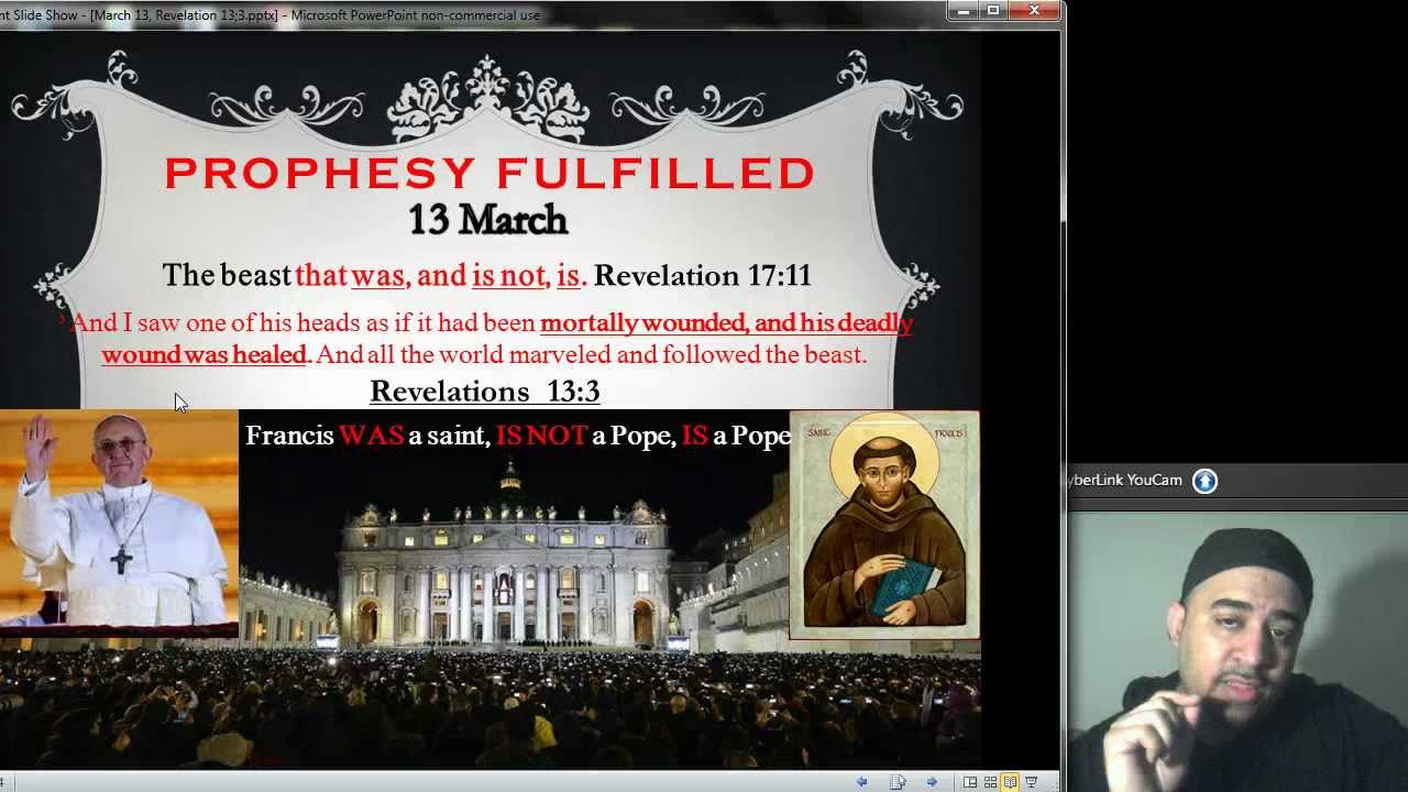 Pope Francis's stigmata (wounds like Jesus) will be deception - YouTube