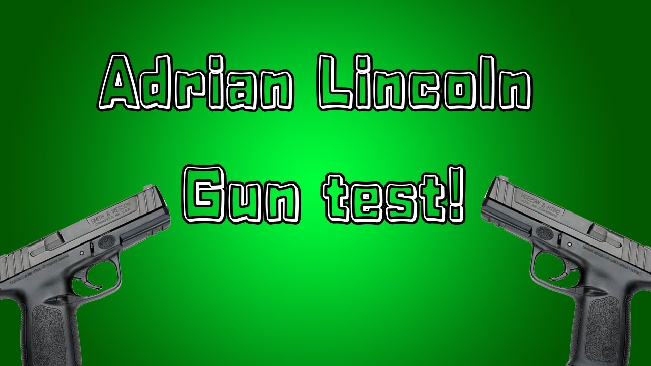 Gun test! - YouTube