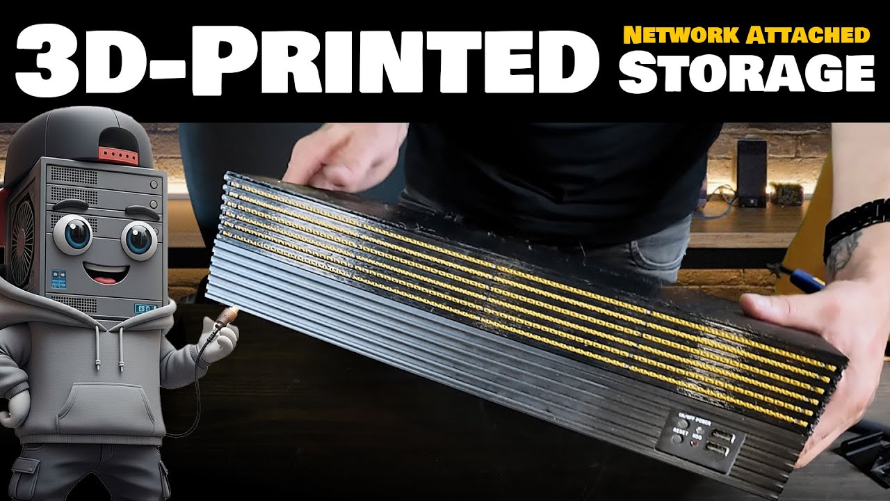 3d Printing My Network Attached Storage - YouTube