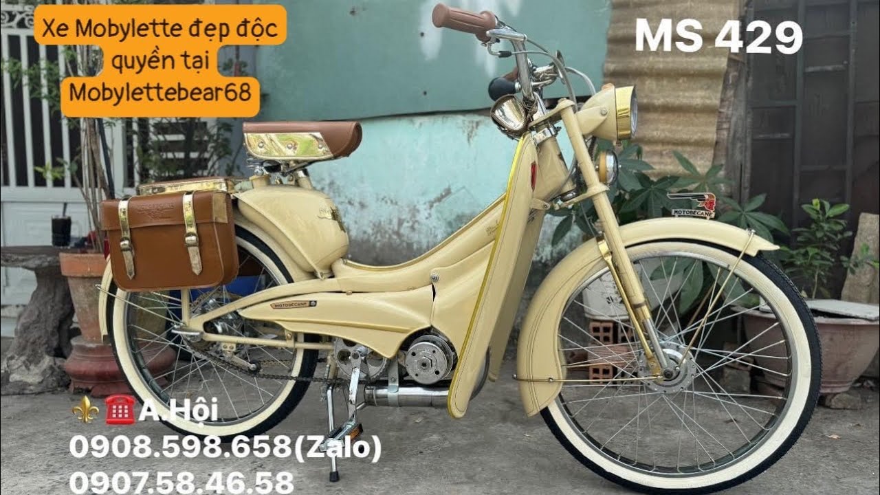 ⚜️Mobylette AV44 1960 màu kem sang trọng, thanh lịch, độc quyền tại ...