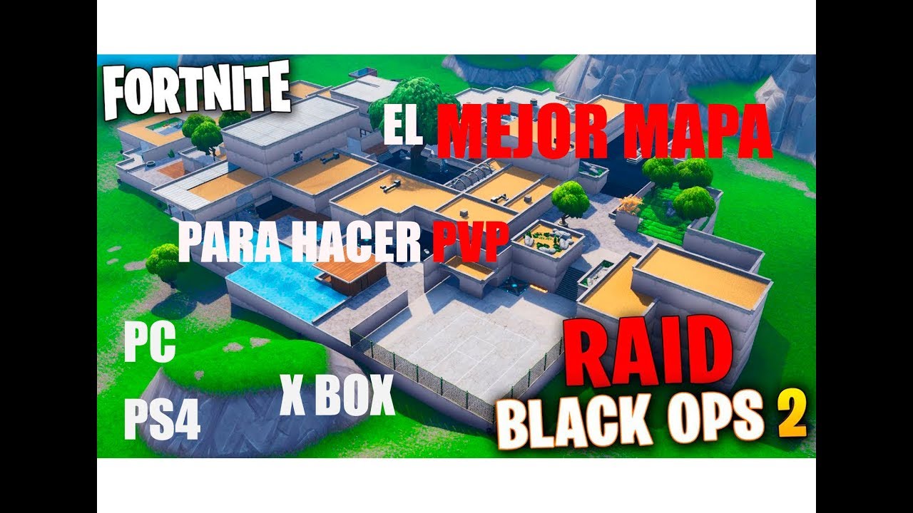 El MEJOR MAPA (CÓDIGO) de *FORTNITE* MODO CREATIVO para hacer PVP - YouTube