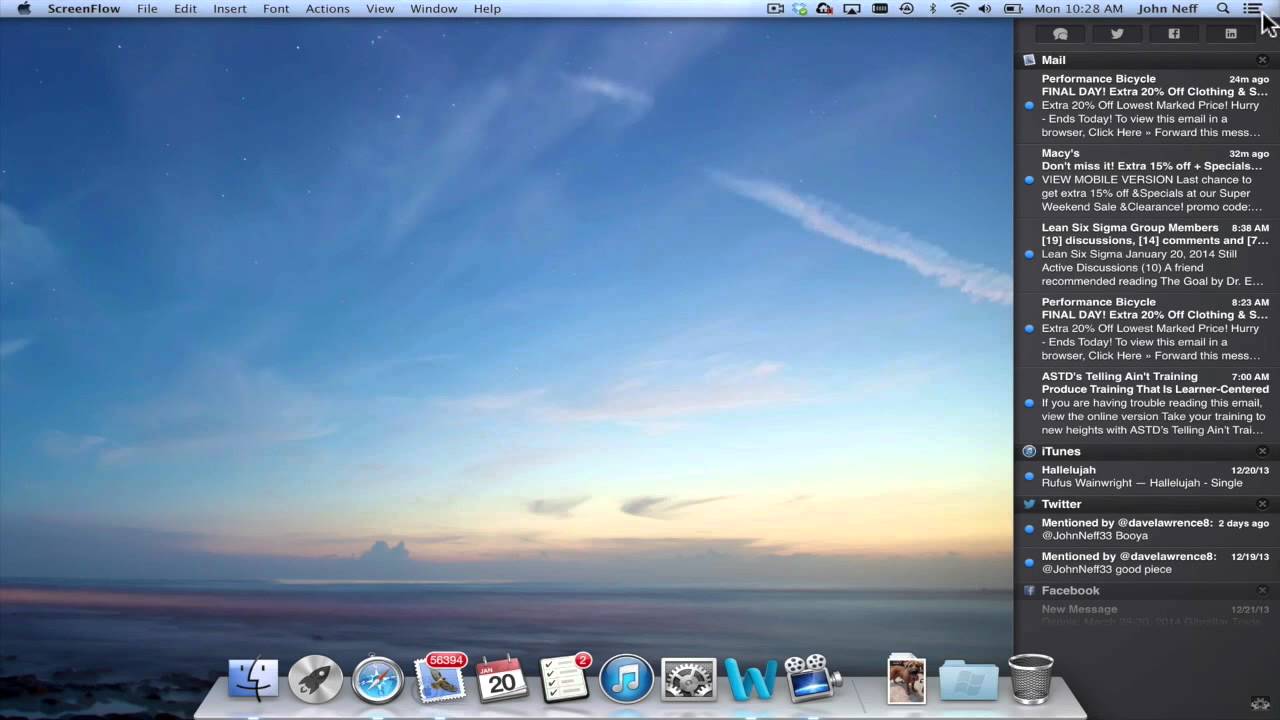 Using Notifications on a Mac - YouTube