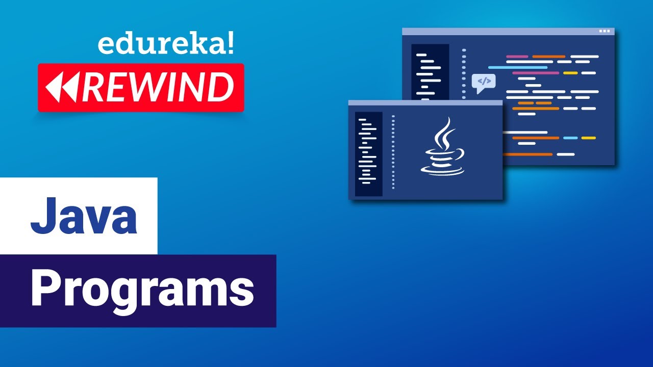 Java Programs | Fibonacci Series, Factorial, Heapsort And Pattern Programs | Edureka Rewind - 5 ...