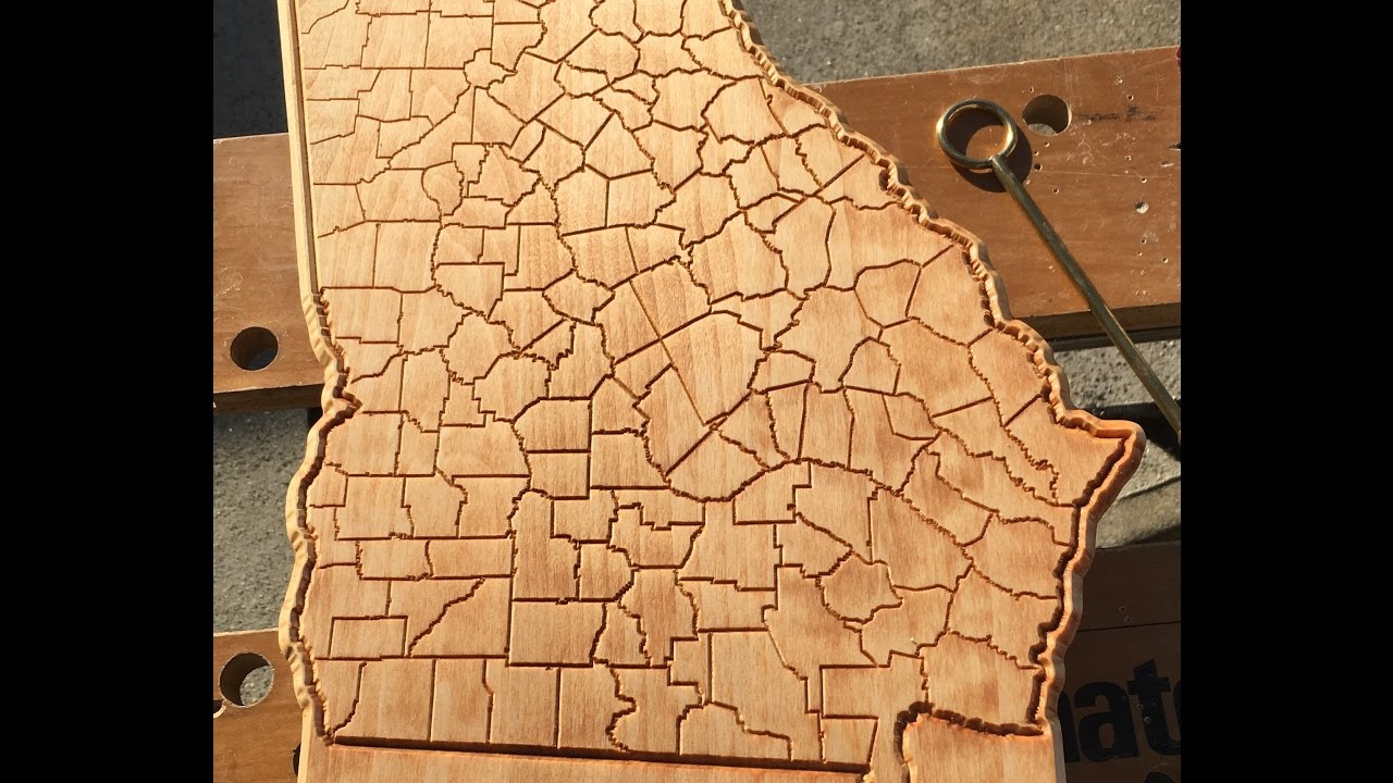 CNC Carved Retirement Plaque - YouTube