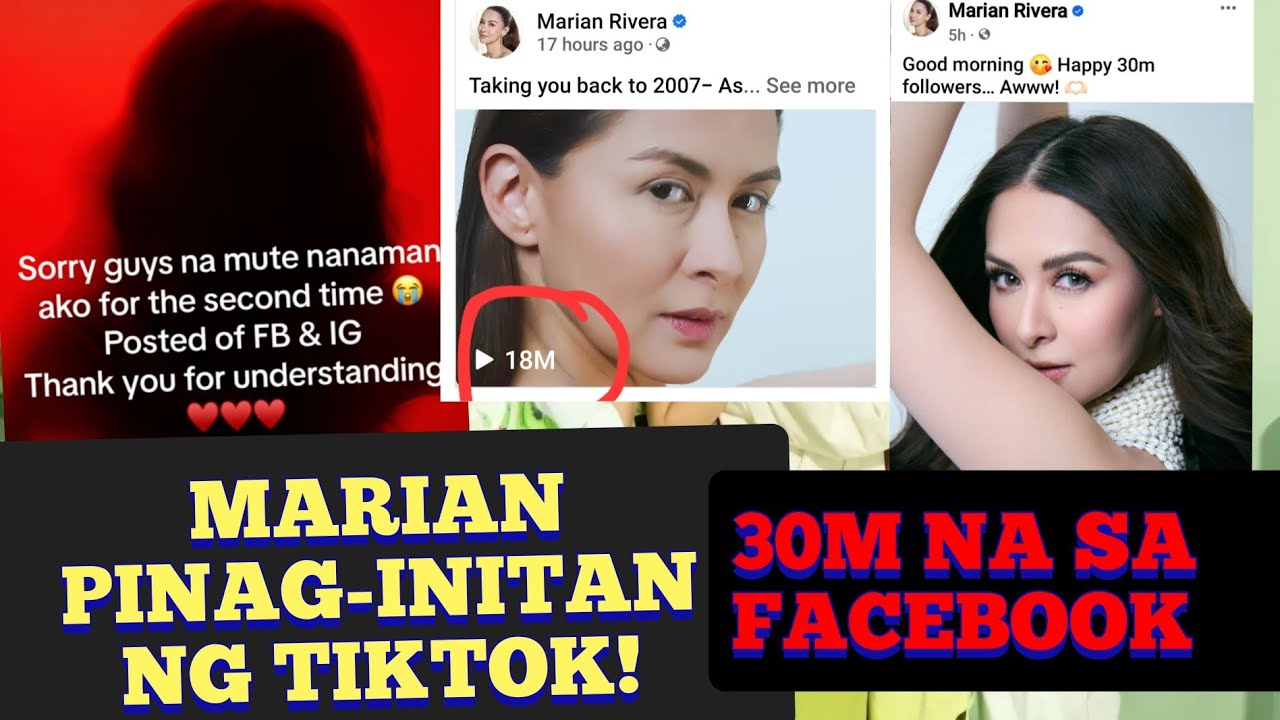 MARIAN PINAG-INITAN NG TIKTOK! 30M NA SA FACEBOOK! - YouTube