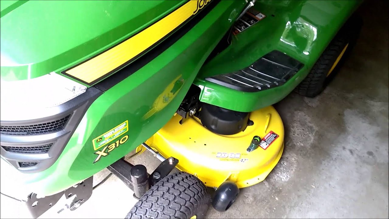 New John Deere x310 mower! - YouTube
