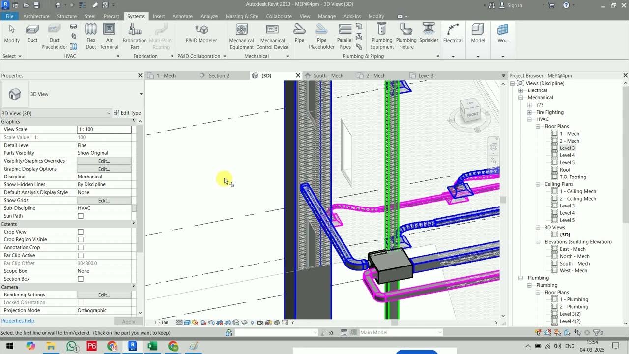 How to create AHU System in Revit MEP | How to Add Duct Lining & Insulation in Revit MEP - YouTube