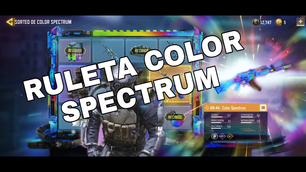 🔴SORTEO DE COLOR SPECTRUM Y SKIN GRATIS | CALL OF DUTY MOBILE - YouTube