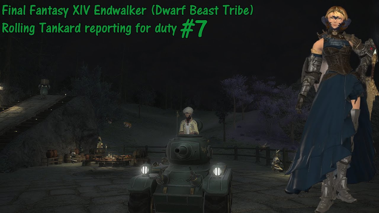 Final Fantasy XIV Endwalker (Dwarf Beast Tribe) Rolling Tankard ...