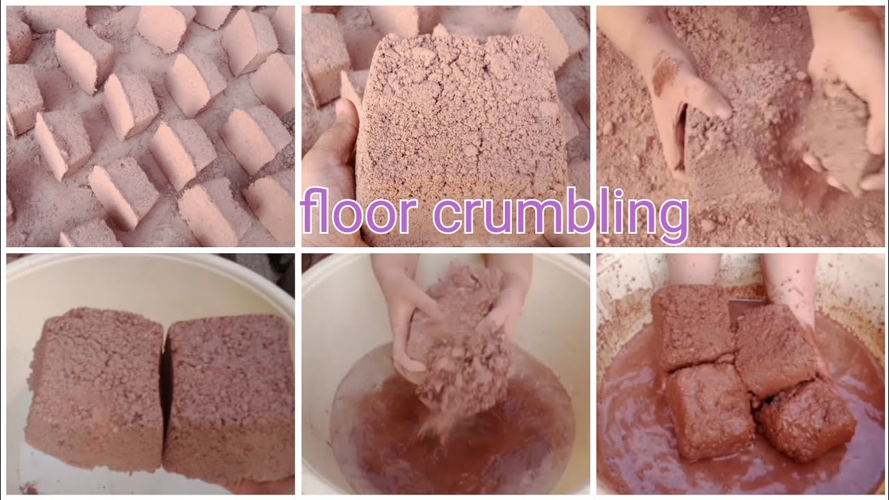 Floor crumbling 😷Dusty Gritty Red Dirt crumble on floor water 🌊💯 ...