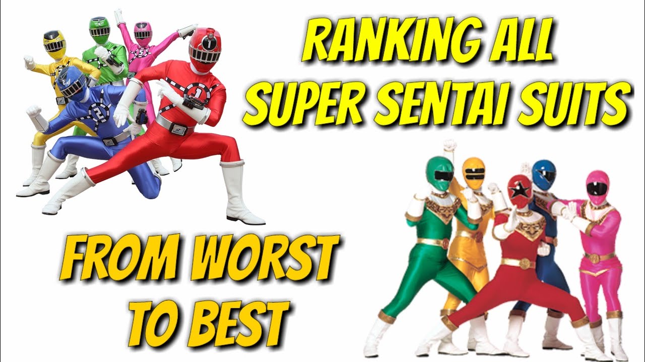 Ranking All Super Sentai Suits From Worst to Best! [800 Subs Special ...