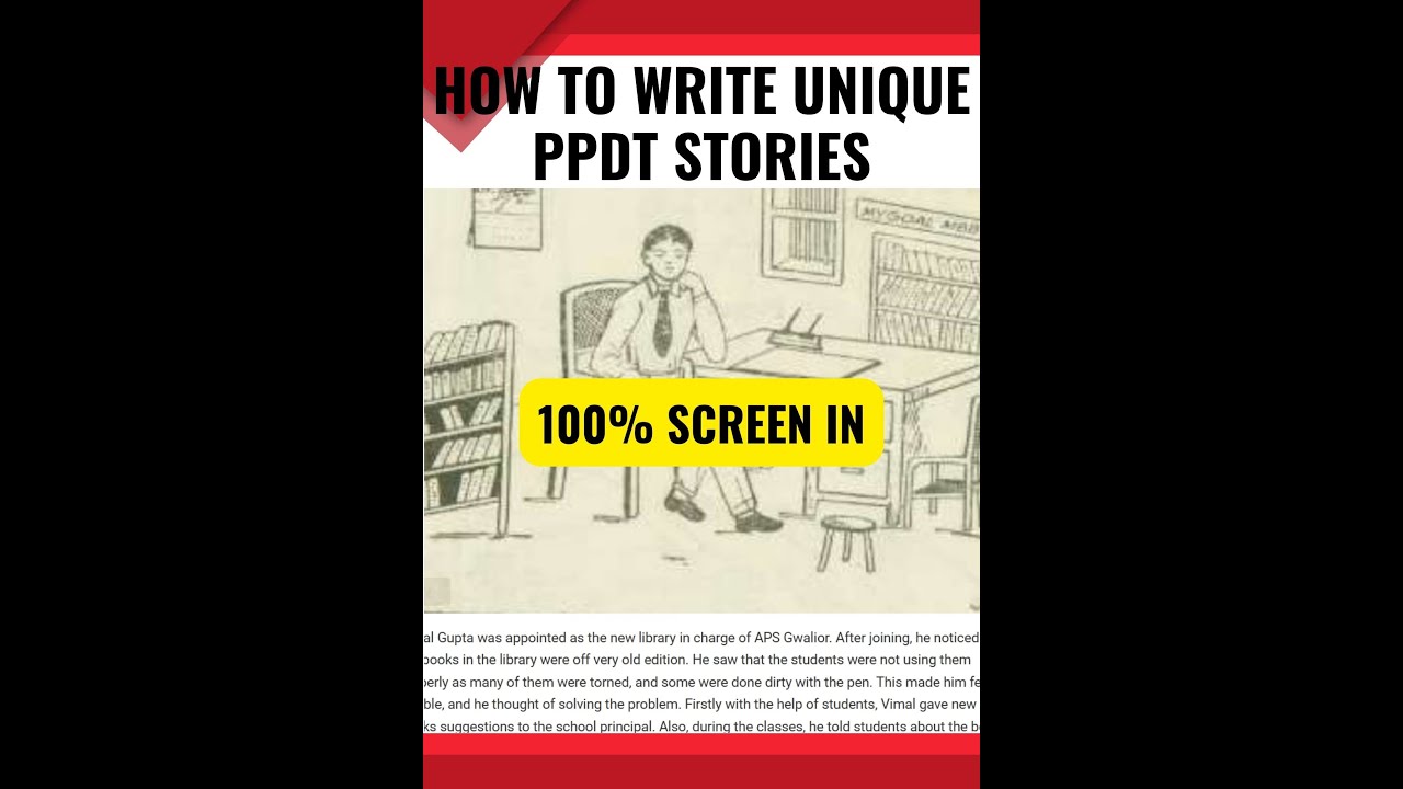 HOW TO WRITE 100% SCREEN IN PPDT STORY | PPDT STORY BY RECOMMENDED ...