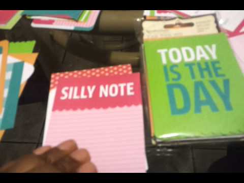 Recollections journal cards inside look. - YouTube