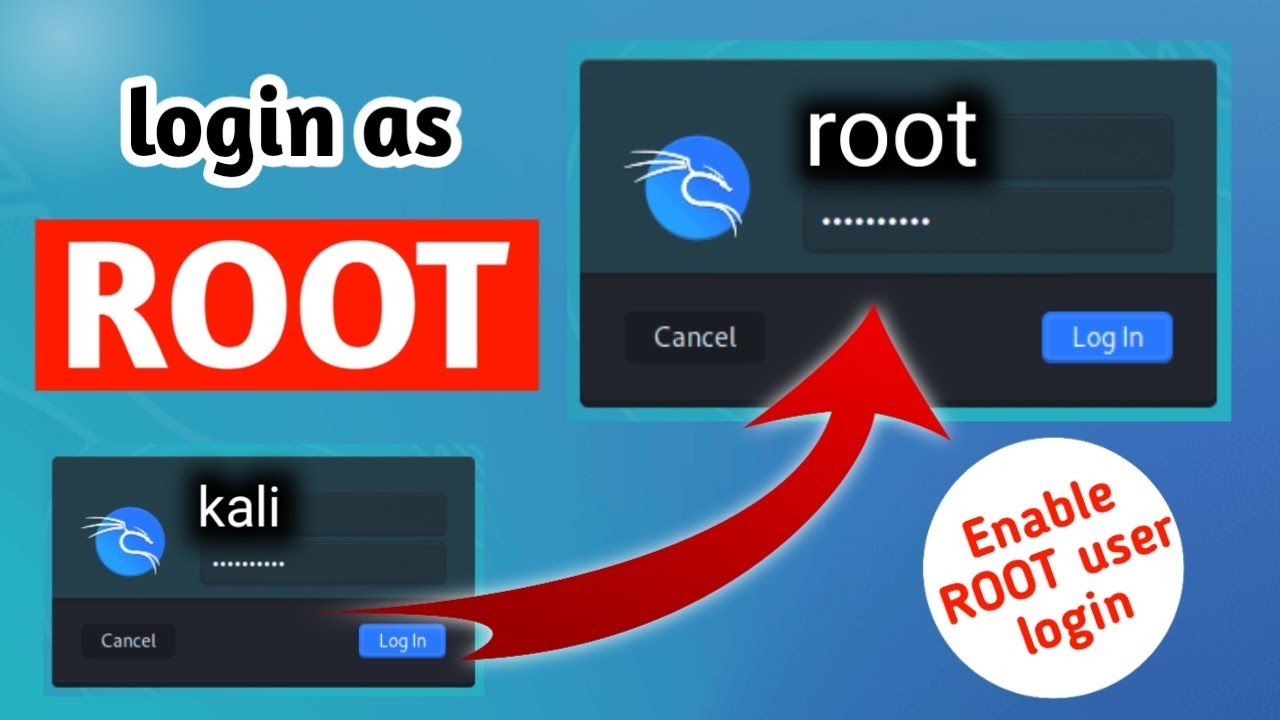 How To Login As Root User In Kali Linux Enable Root User Login Urdu How To Login As Root User In Kali Linux Enable Root User Login Urdu