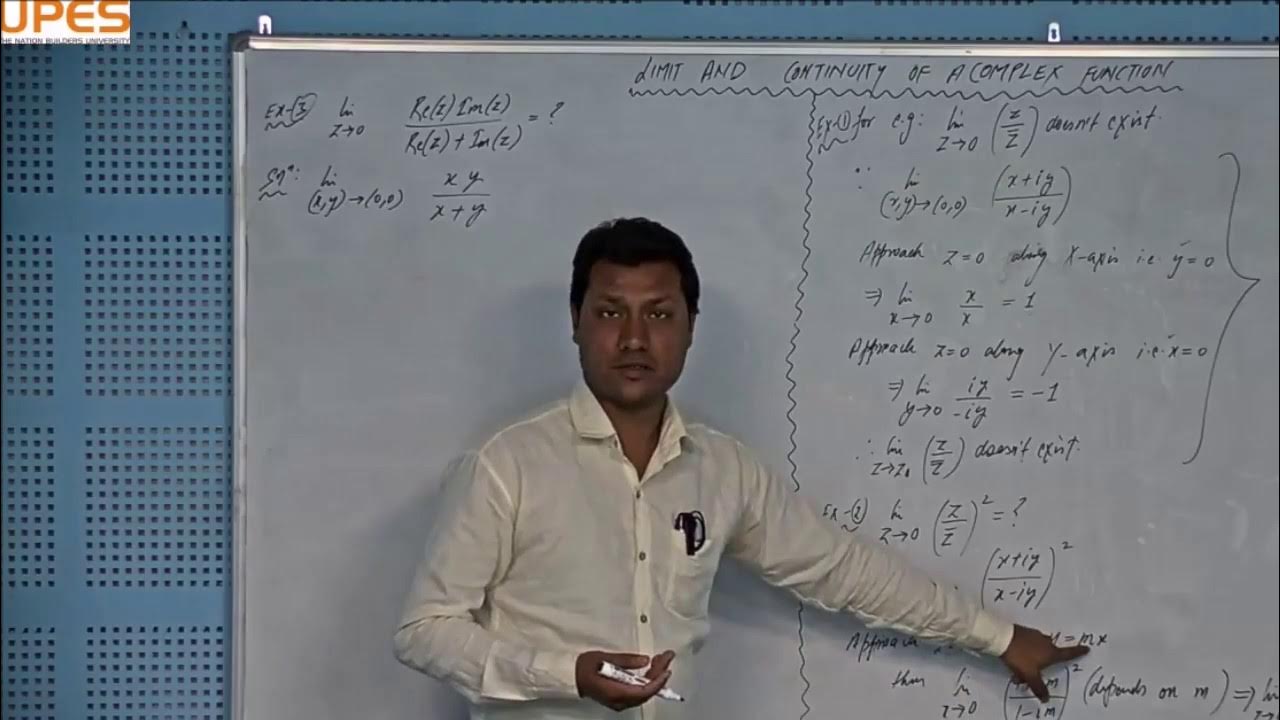 Complex Analysis|| Limit and Continuity of a Complex function - YouTube