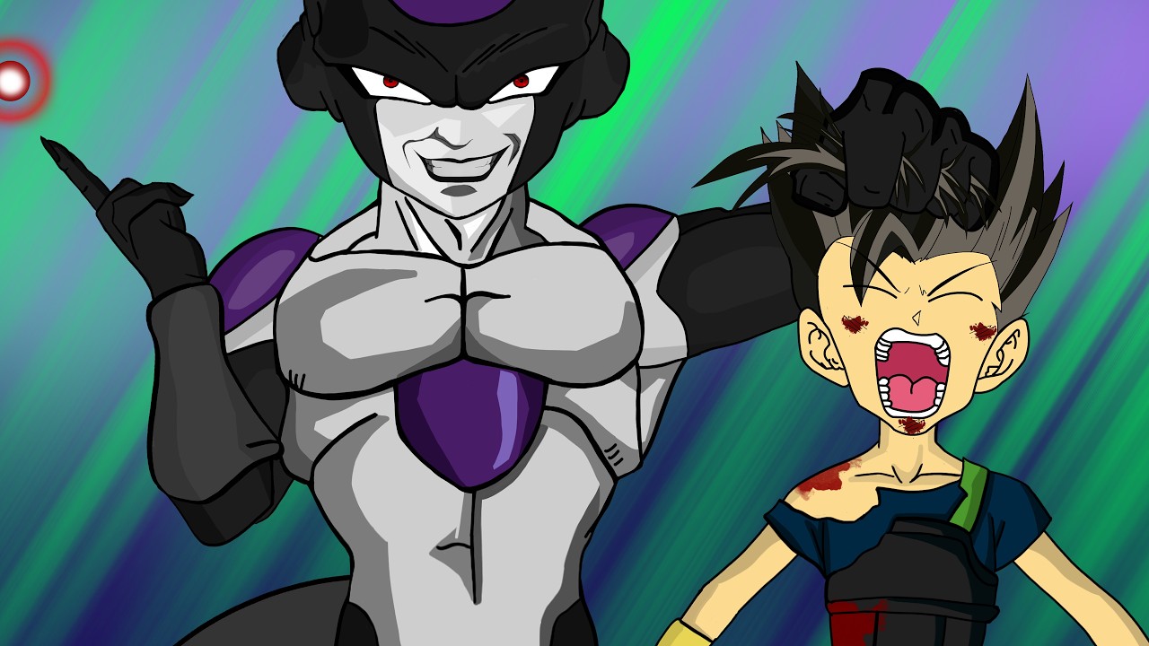 Black Frieza vs Planet Sadala #dbs #attackontitan #blackfrieza #aot ...