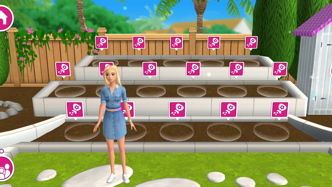 Barbie Dreamhouse Adventures Exploring the garden - YouTube