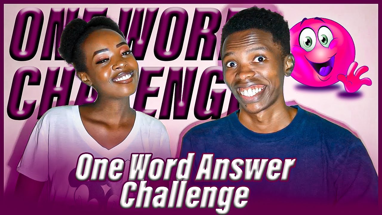 ONE WORD ANSWER CHALLENGE|| Hilarious Game|| Couple's edition - YouTube