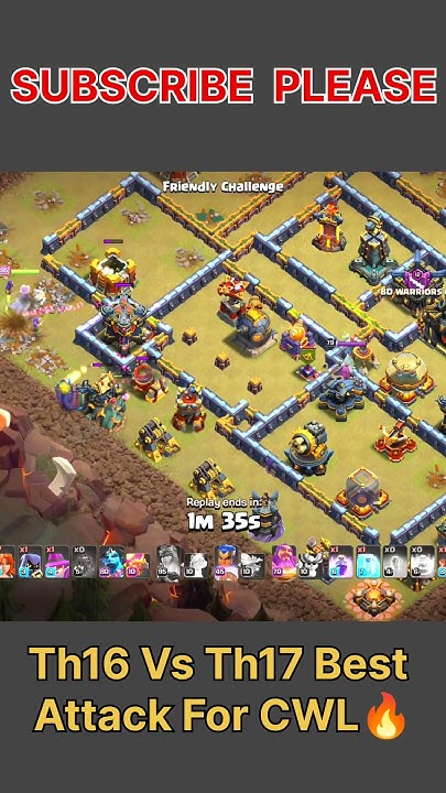 Th16 Best CWL Attack Strategy In Clash Of Clans 😈🔥#clashofclans #coc @sumit007yt @JudoSloth ...