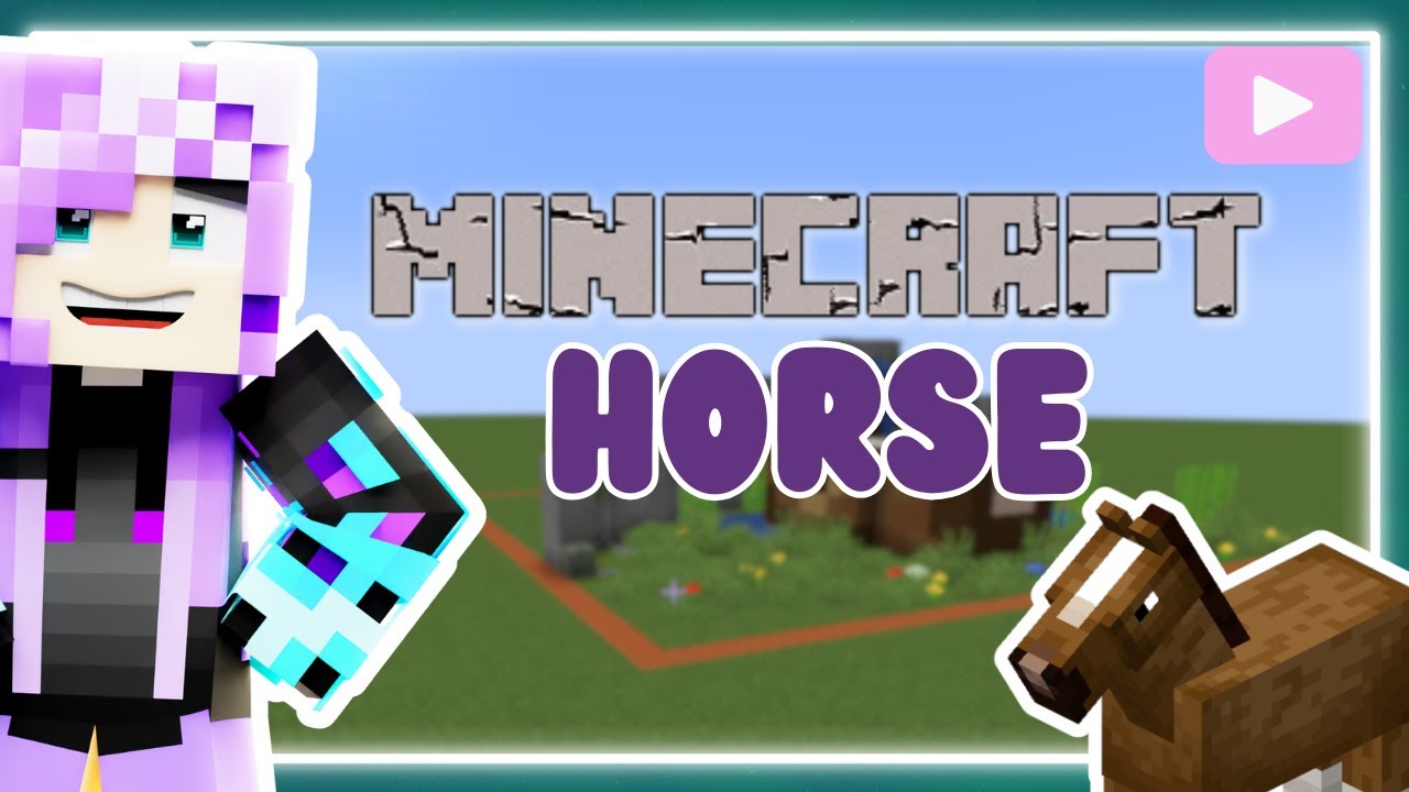 How to build a Horse! 30 Days of Minecraft Builds Mobs Tutorial - YouTube