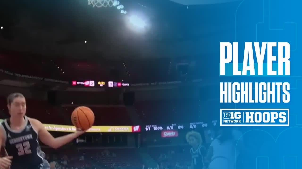 Ronnie Porter Highlights vs. Georgetown | Wisconsin Women's Basketball ...