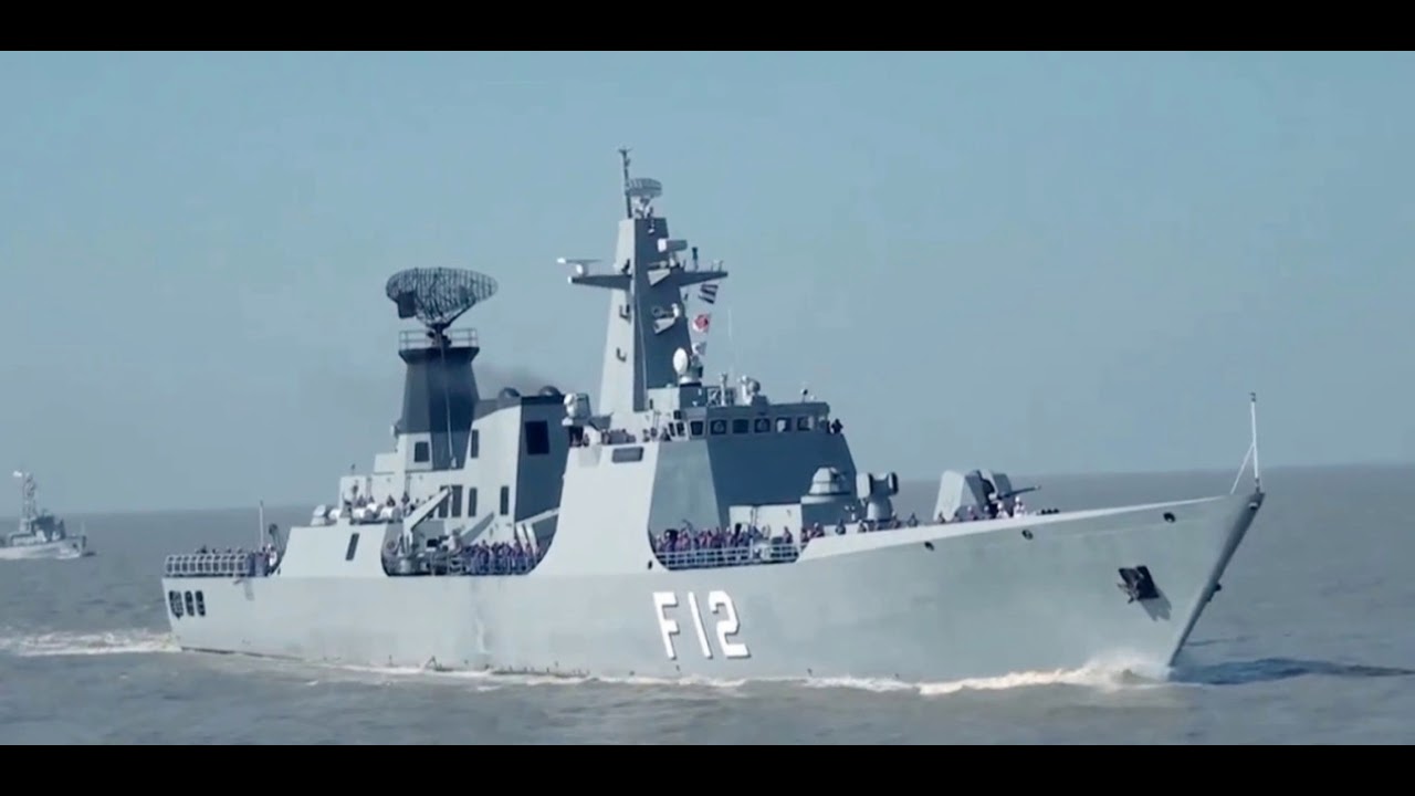 緬甸海軍 江喜陀級巡防艦 剪輯 Myanmar Navy Kyan Sittha class frigate - YouTube