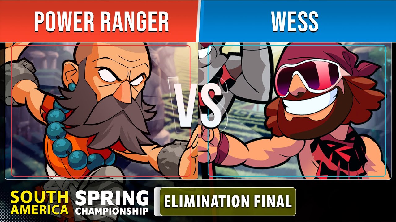Power Ranger VS Wess - Elimination Final - SA - Brawlhalla Spring ...