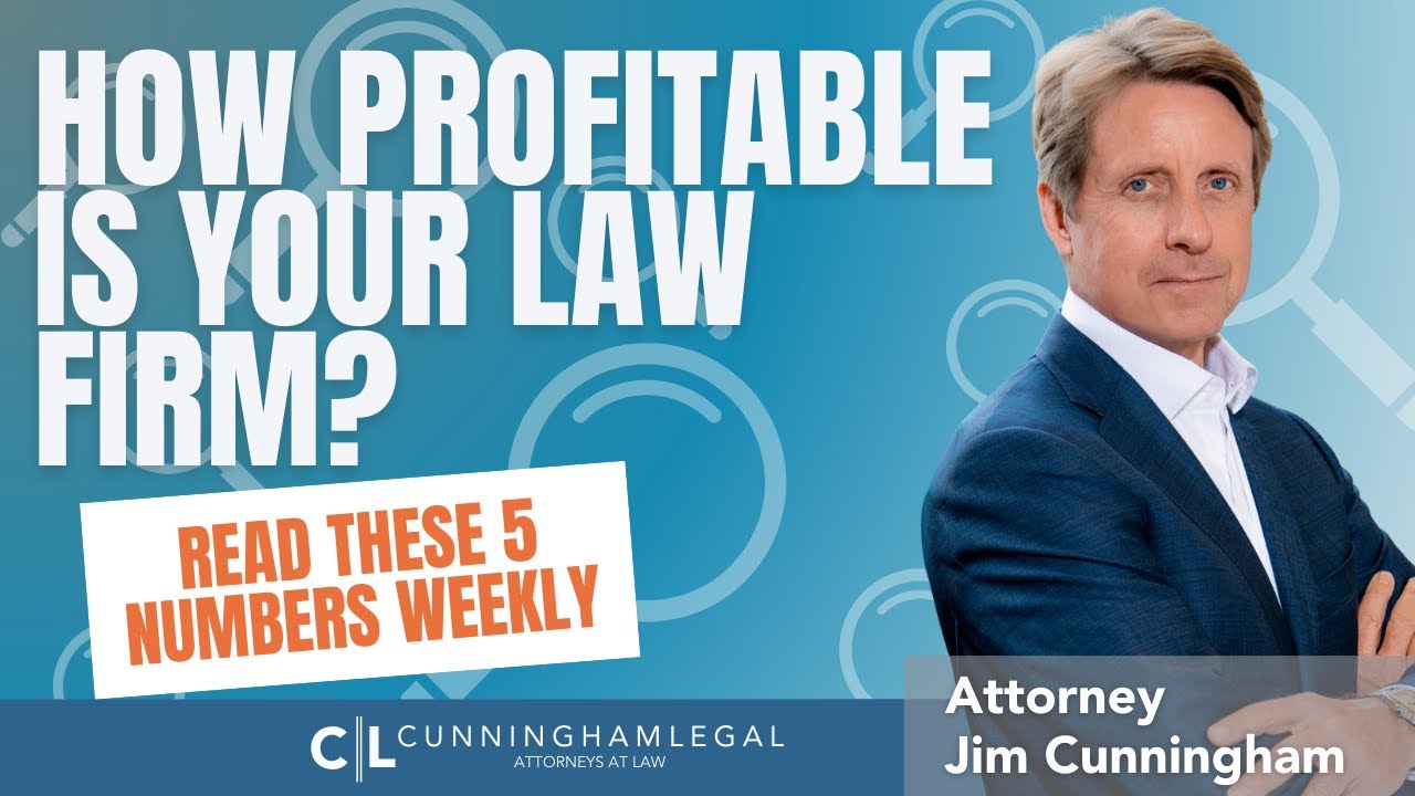 How Profitable Is Your Law Firm? Read These 5 Numbers Weekly - YouTube