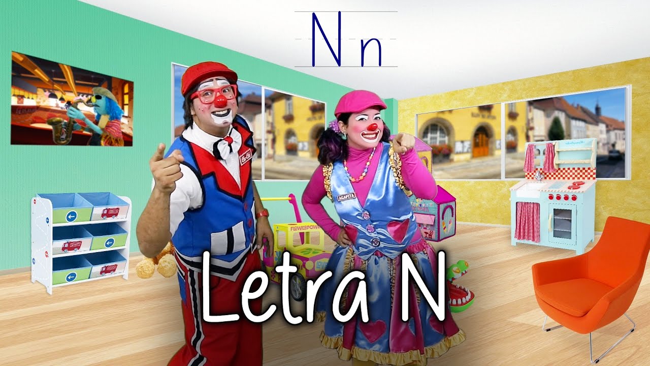 Letra N, abecedario para niños - YouTube