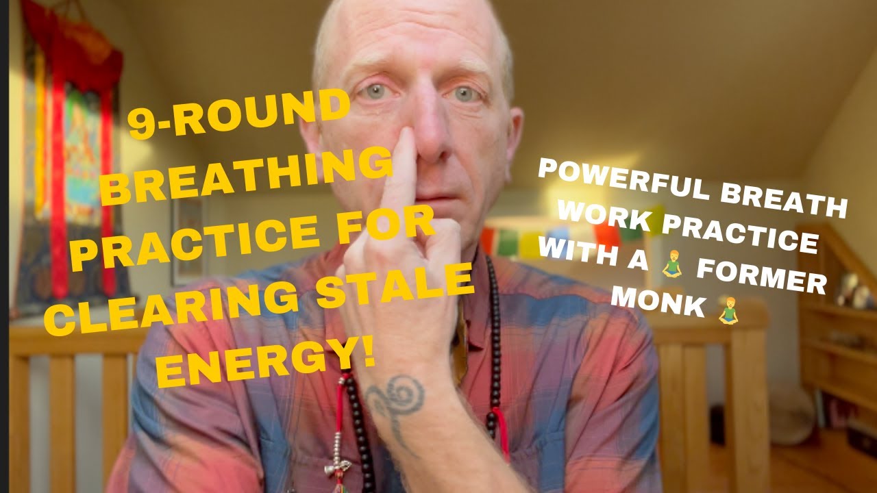 9 Round Breathing 🧘‍♂️ For Clearing Stale Energy | Powerful Breath Work ...