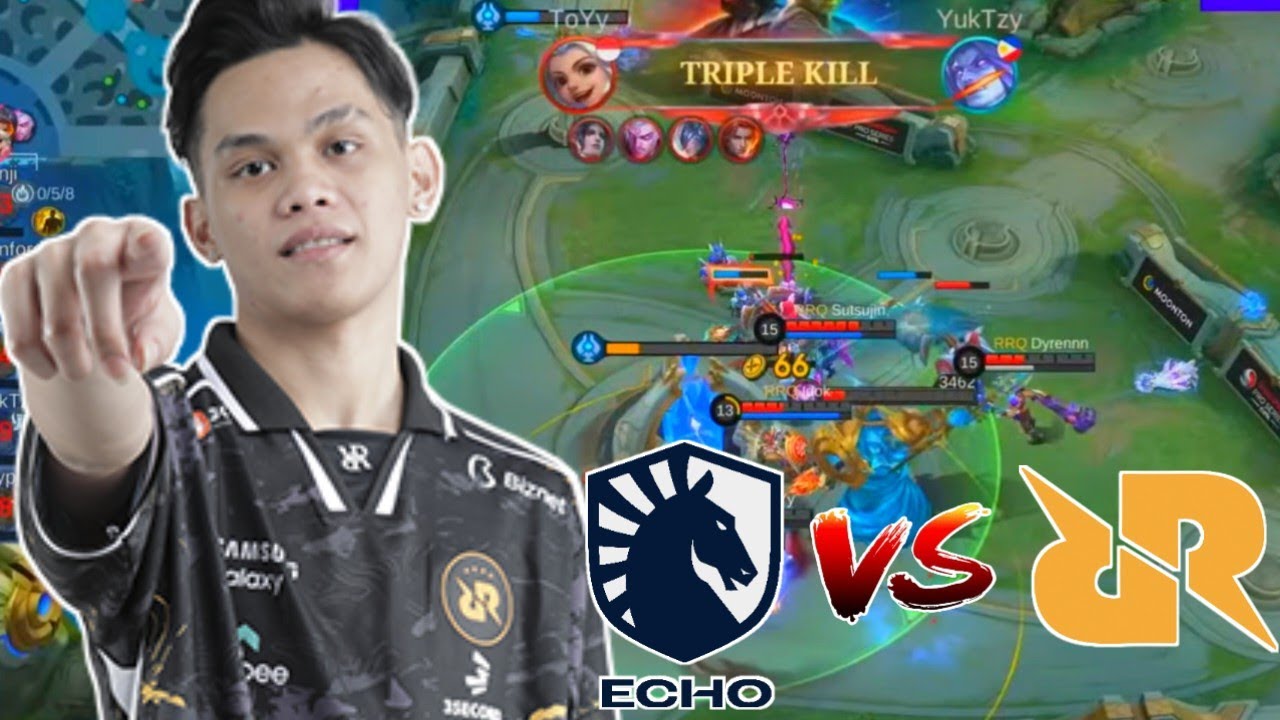 PENGGANTI RRQ SKYLAR GG GINI COY!! RRQ HOSI VS TEAM LIQUID PH GAME 1 ...