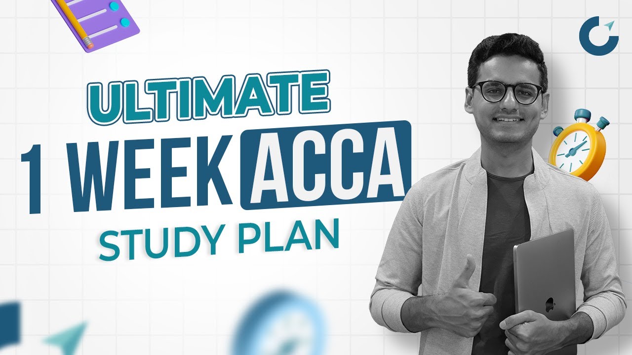 ULTIMATE Study Plan for ACCA exams | By Dipan sir | Career Compass ...
