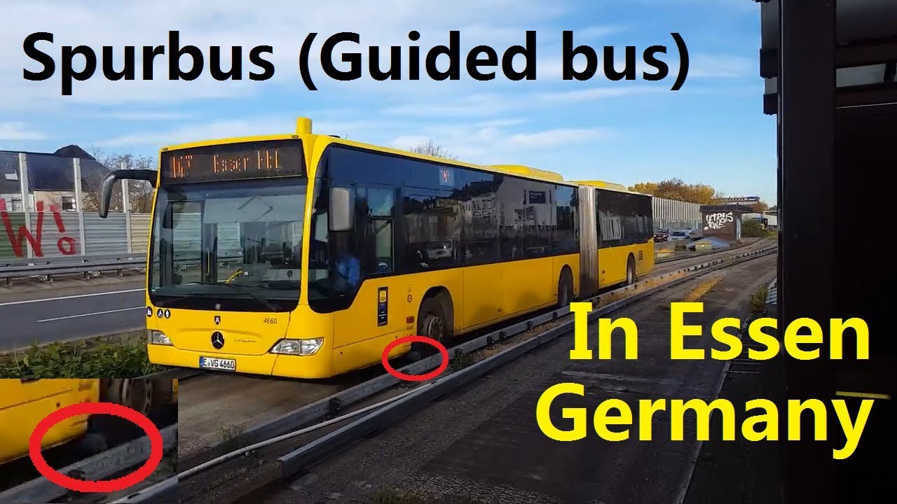 Schalttag/leap day 2020 special: Spurbus/Guided Bus in Germany Essen ...