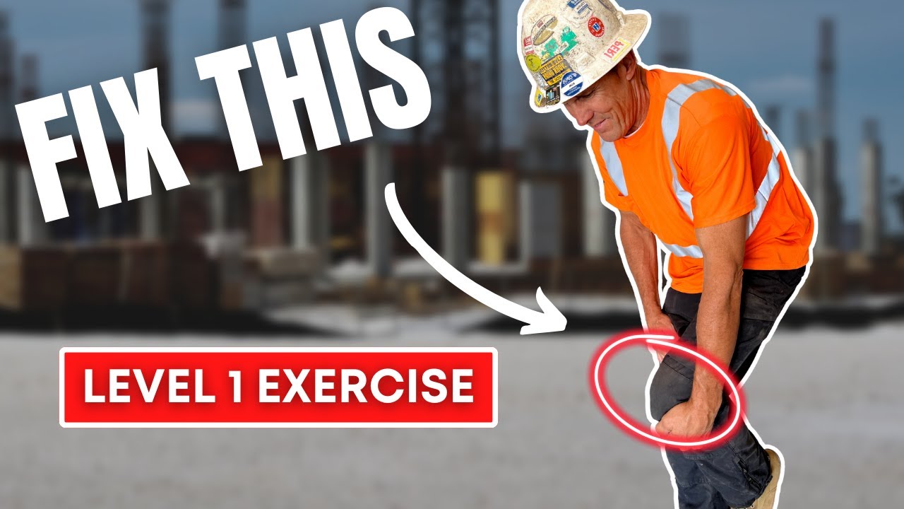#1 Exercise for Construction Workers: KNEE PAIN RELIEF! - YouTube