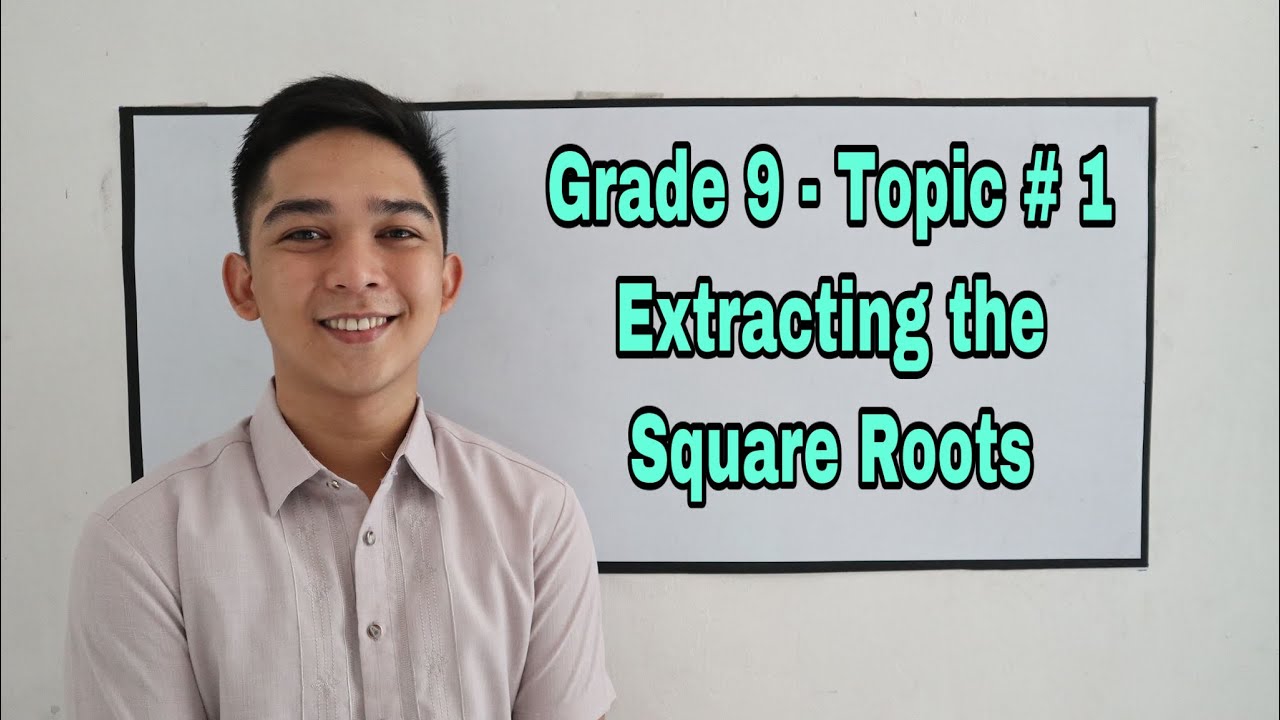 Solving Quadratic Equation By Extracting The Square Root I Se or Pablo
