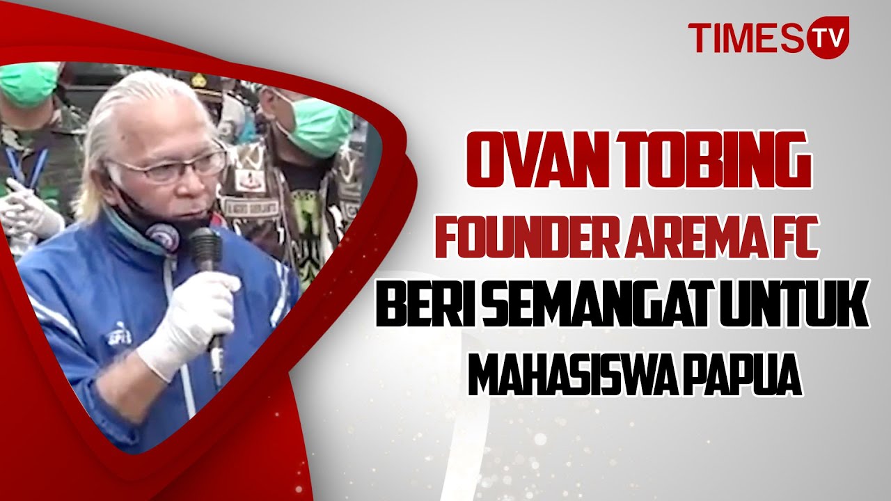 Ovan Tobing, Founder Arema Semangati Mahasiswa Papua - YouTube