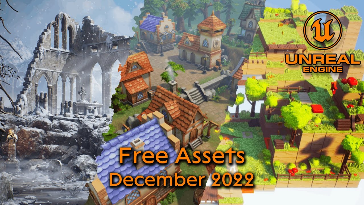 Unreal Engine free assets December 2022 - YouTube