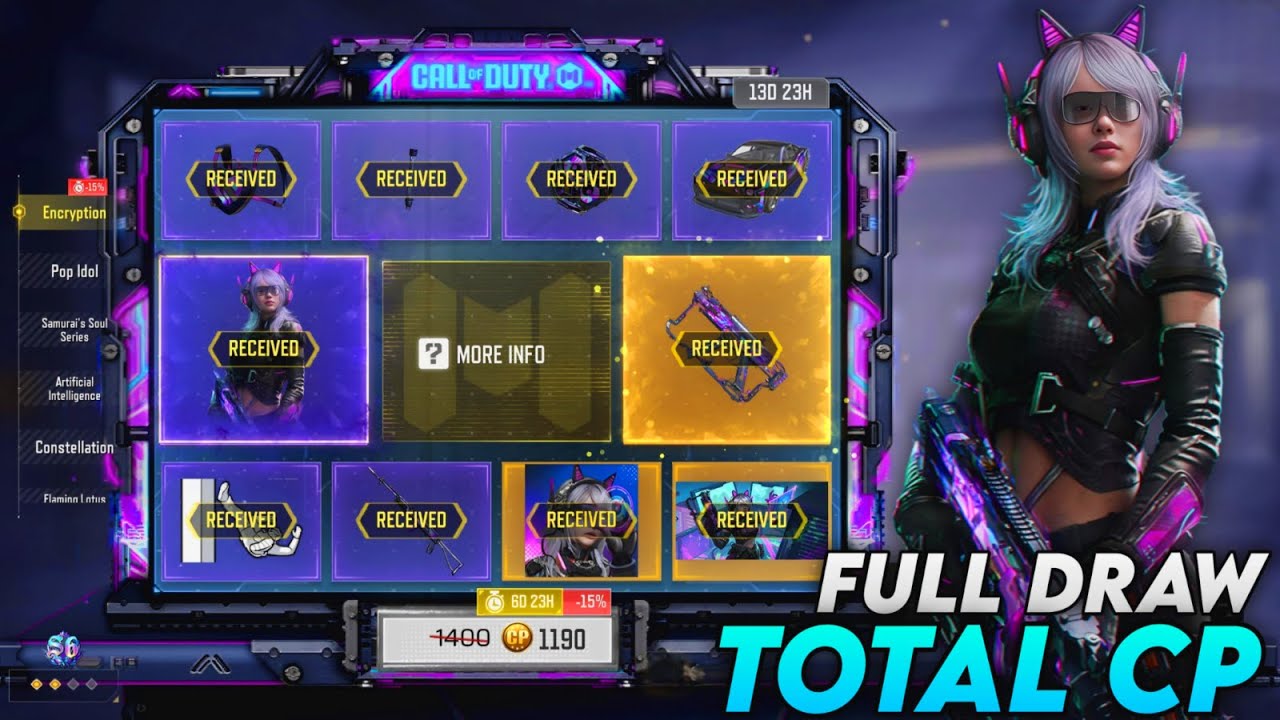 Buying Full Encryption Draw in codm | Legendary QQ9 Quantum Flash cod ...