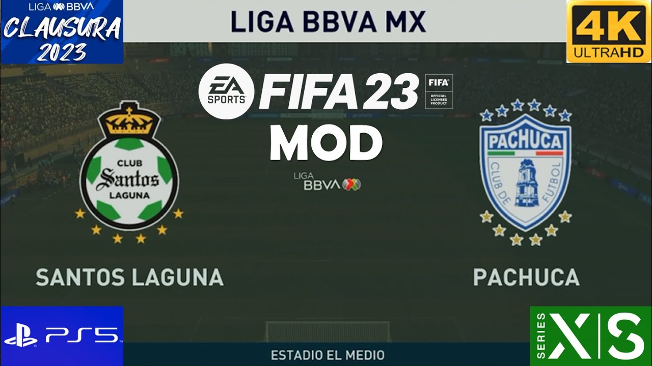 SANTOS VS PACHUCA | LIGA MX | J14 [FIFA] [REAL 4K] - YouTube
