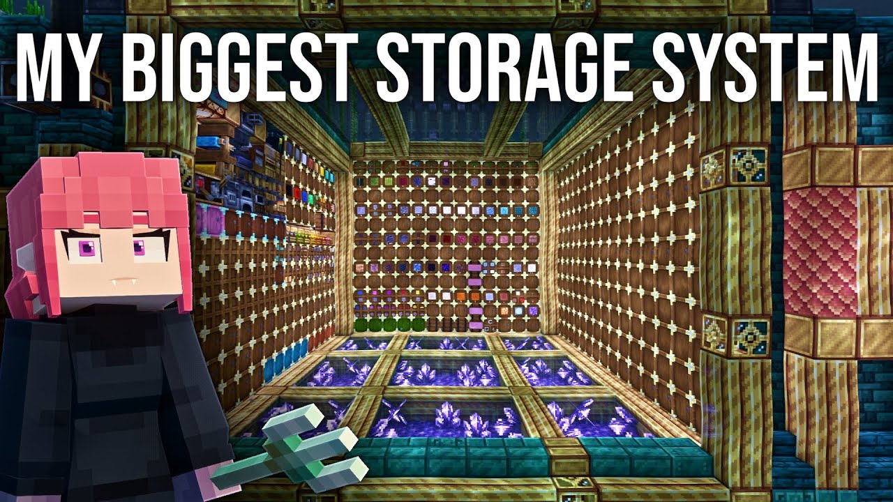 Building the Ultimate Storage System with Minecraft Create & Toms ...
