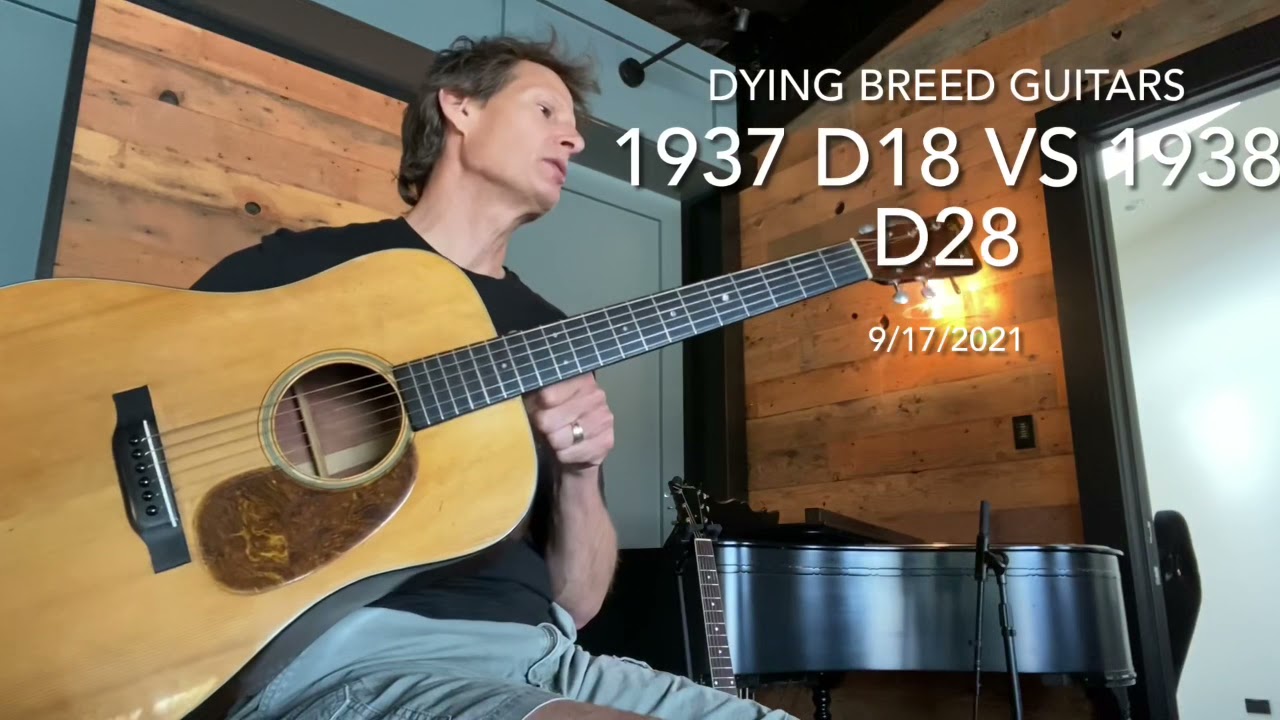1937 Martin D18 vs 1938 Martin D28… WOW!! - YouTube