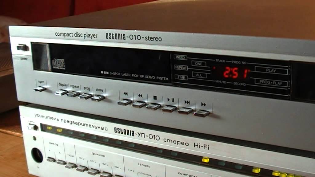 Estonia 010 compact disc player (vol.1) :) - YouTube
