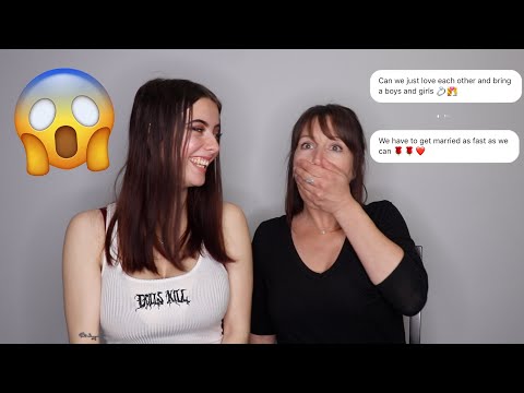 My MOM Reacts To My Weird DMs!!!!