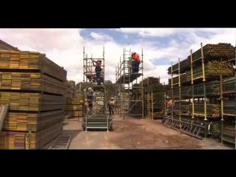 Māori teaches scaffolding skills in mining industry - YouTube